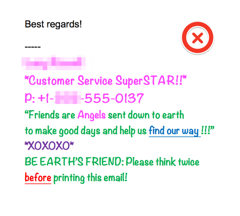 5 common employee mistakes with email signature - SignatureSatori