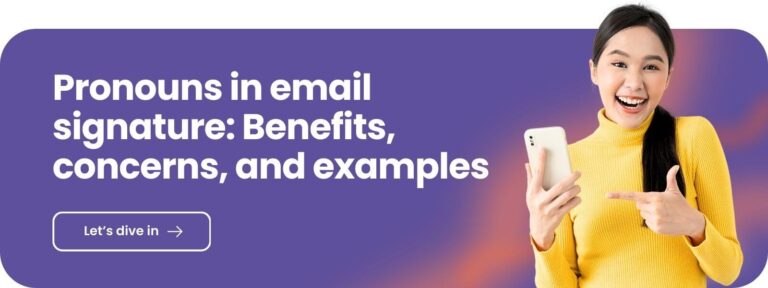 Examples of Pronouns in Email Signature: Visual & Placement Tips ...