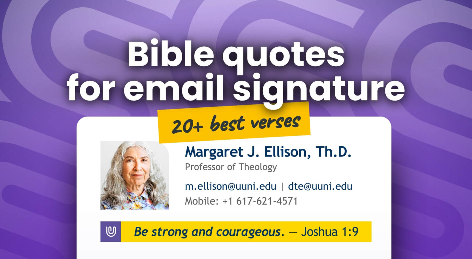 20+ Best Bible Quotes for Email Signatures | SignatureSatori