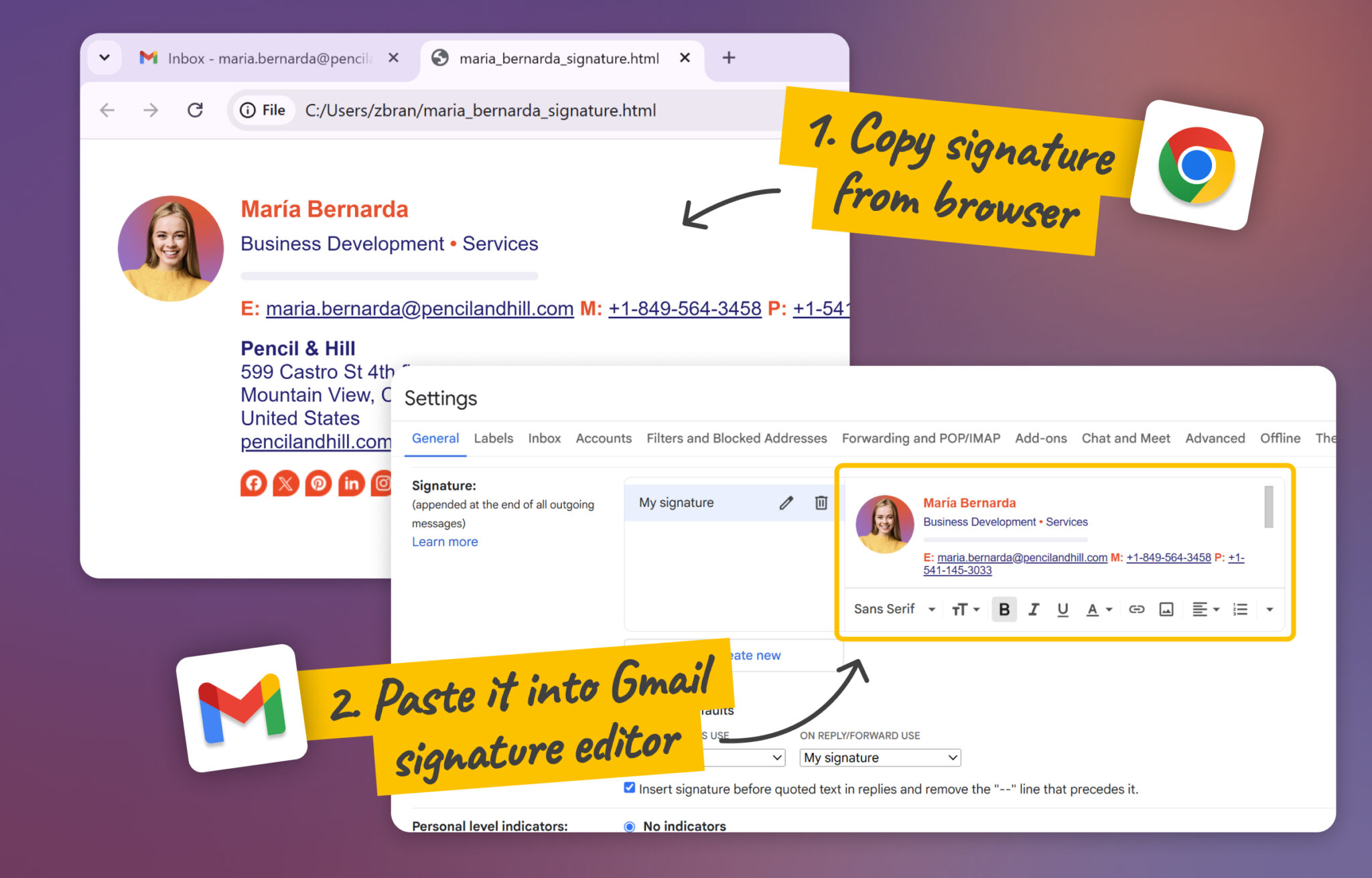 How to set up a Gmail mobile signature on Android & iPhone ...