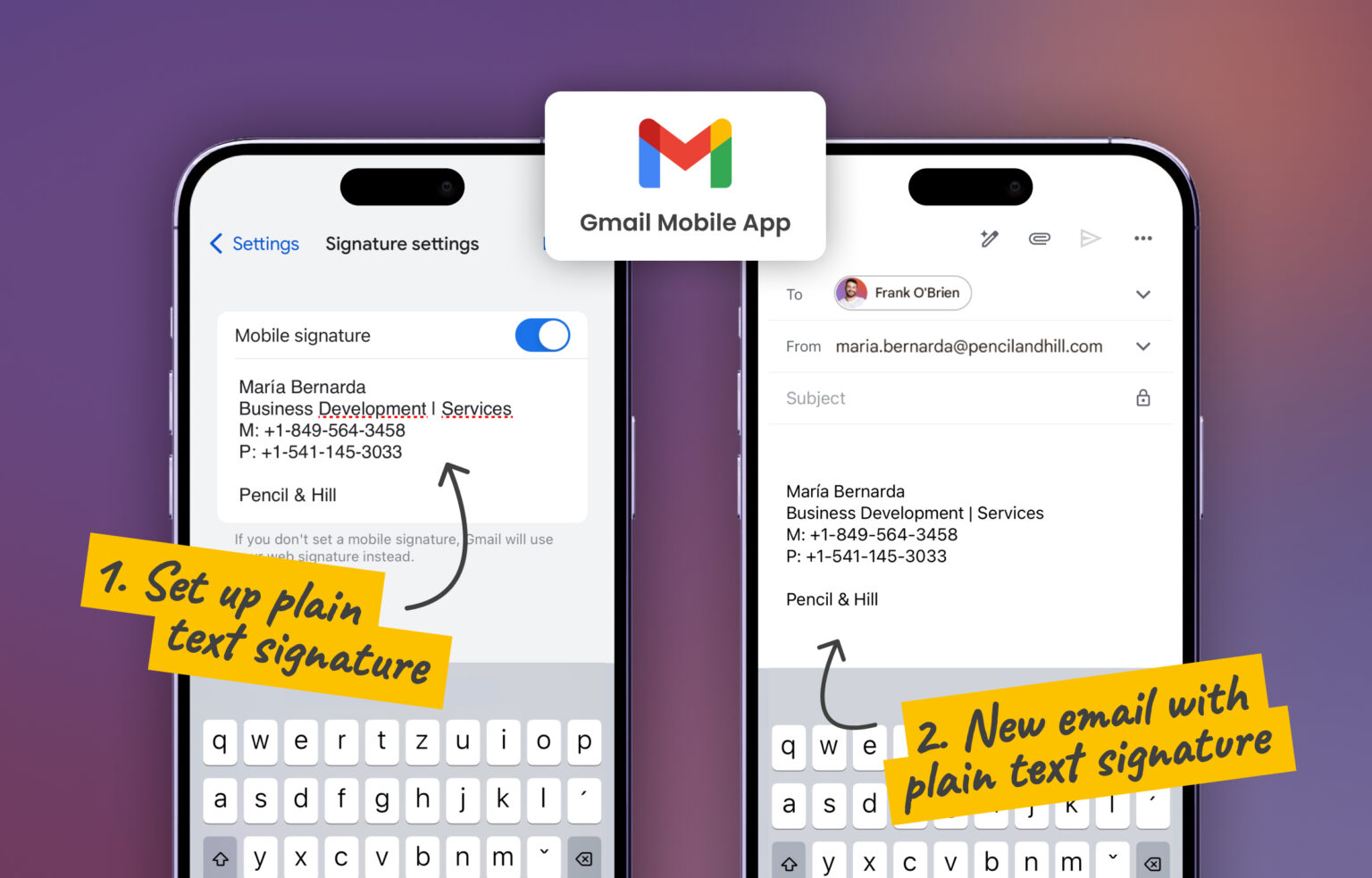 How to Set Up a Gmail Mobile Signature on Android & iPhone | SignatureSatori