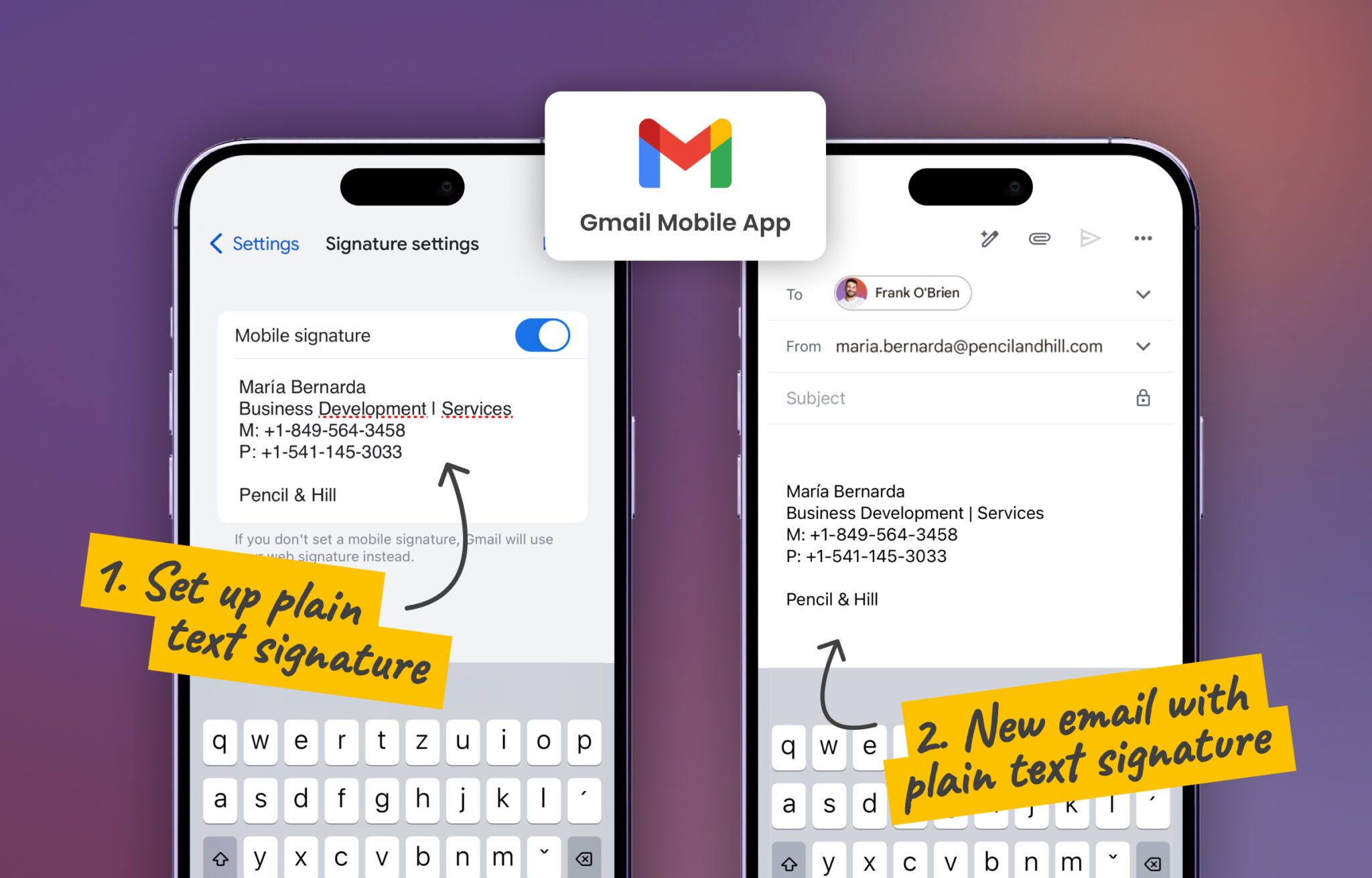 How to set up a Gmail mobile signature on Android & iPhone ...